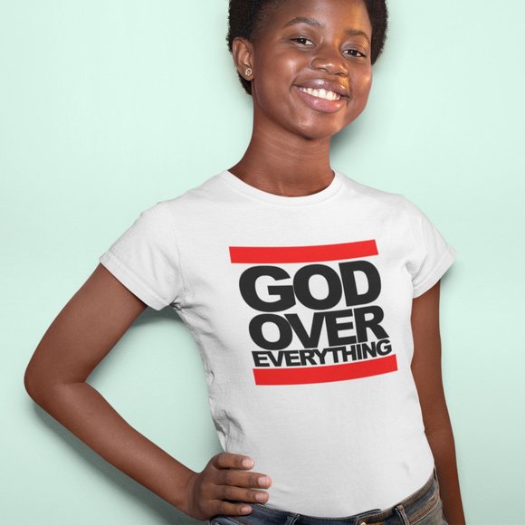 T-Shirt Addicts | Tops | God Over Everything Tshirt | Poshmark